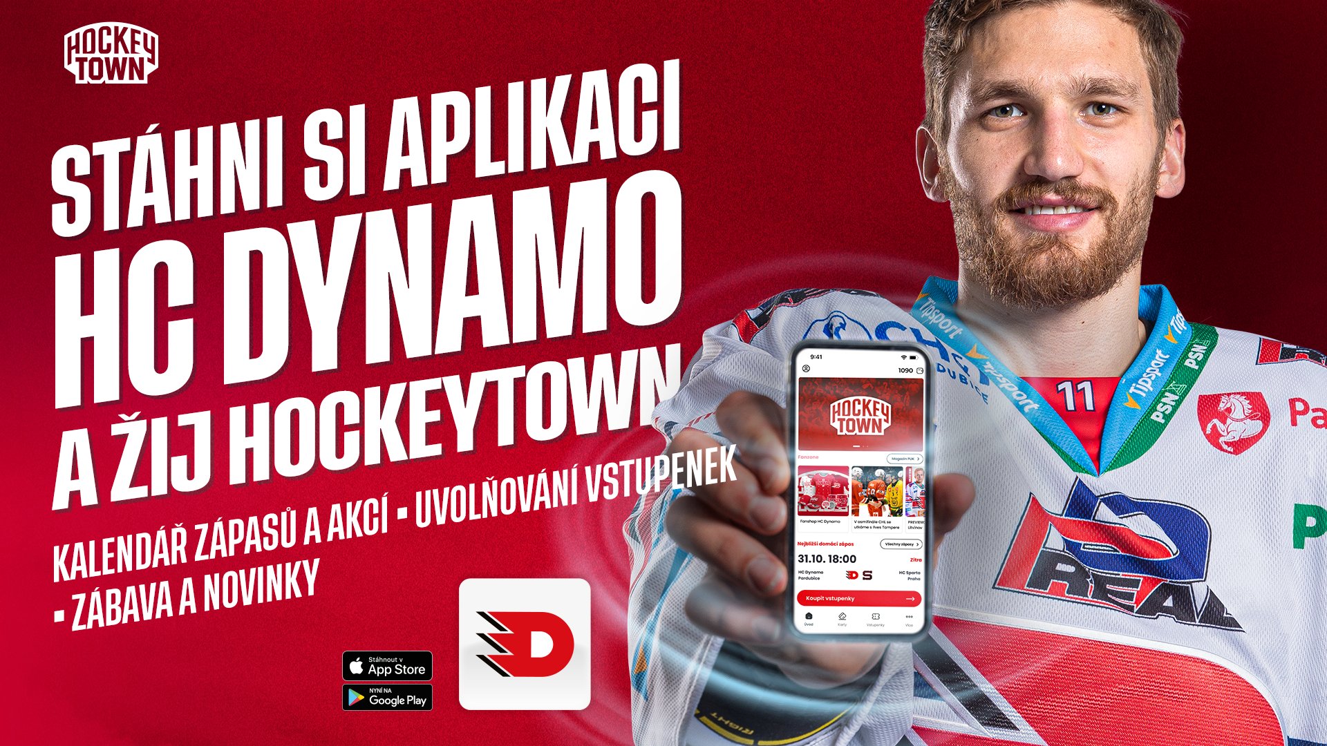 Máte už aplikaci HC Dynamo? Připojte se ke 13 tisícům uživatelů a žijte ...